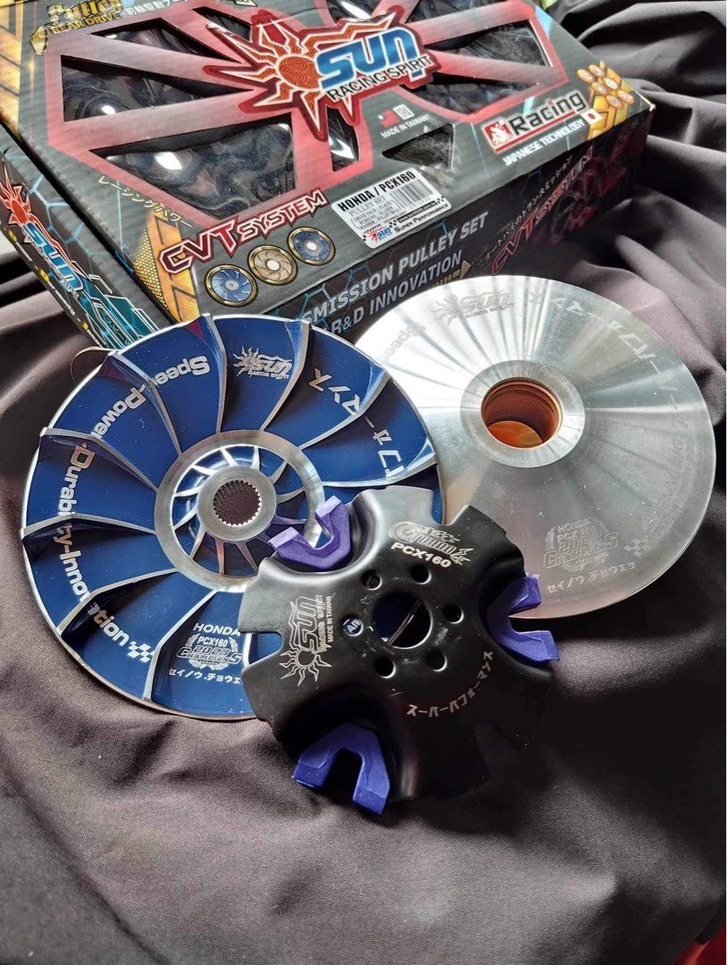 Sun racing pulley set for honda pcx 160, Motorbikes, Motorbike Parts ...