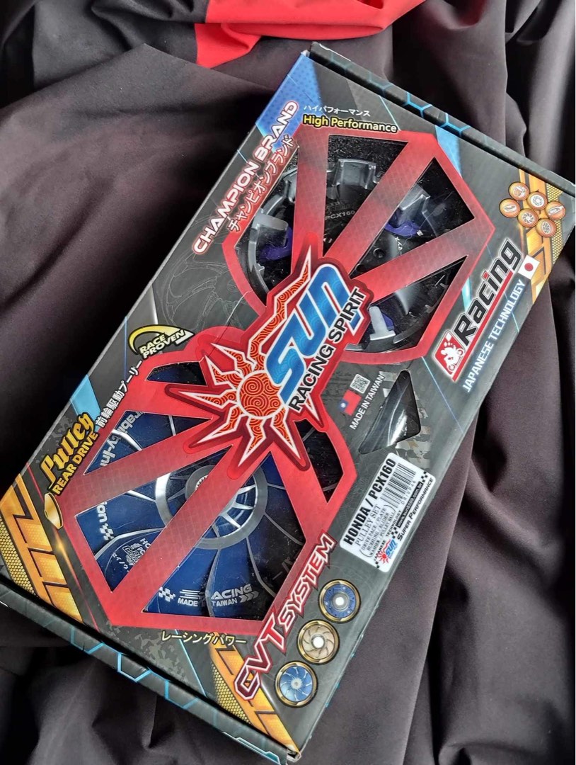 Sun racing pulley set for honda pcx 160, Motorbikes, Motorbike Parts ...