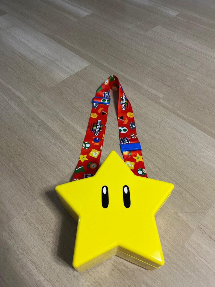 Super Nintendo World Mario Star Box with Strap, Hobbies & Toys, Toys ...