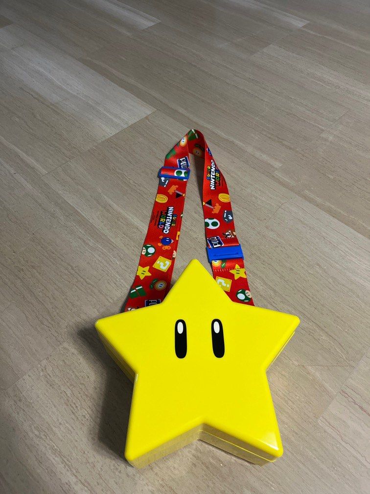 Super Nintendo World Mario Star Box with Strap, Hobbies & Toys, Toys ...