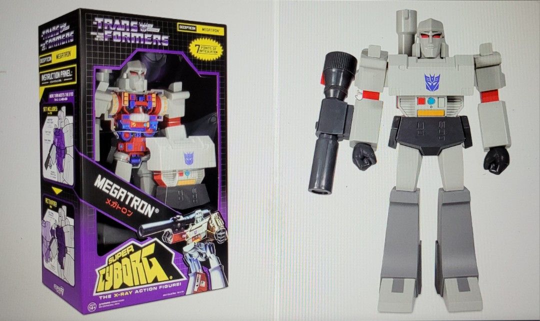 Takara Tomy R.E.D G1 Clear Chest Transformers Super Cyborg - Megatron ...