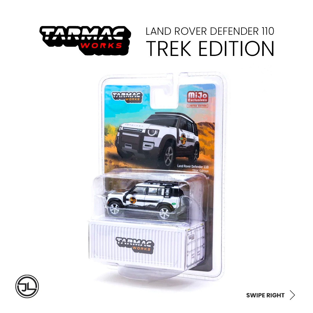 Tarmac Works Land Rover Defender 110 TREK Edition 1/64, Hobbies & Toys ...