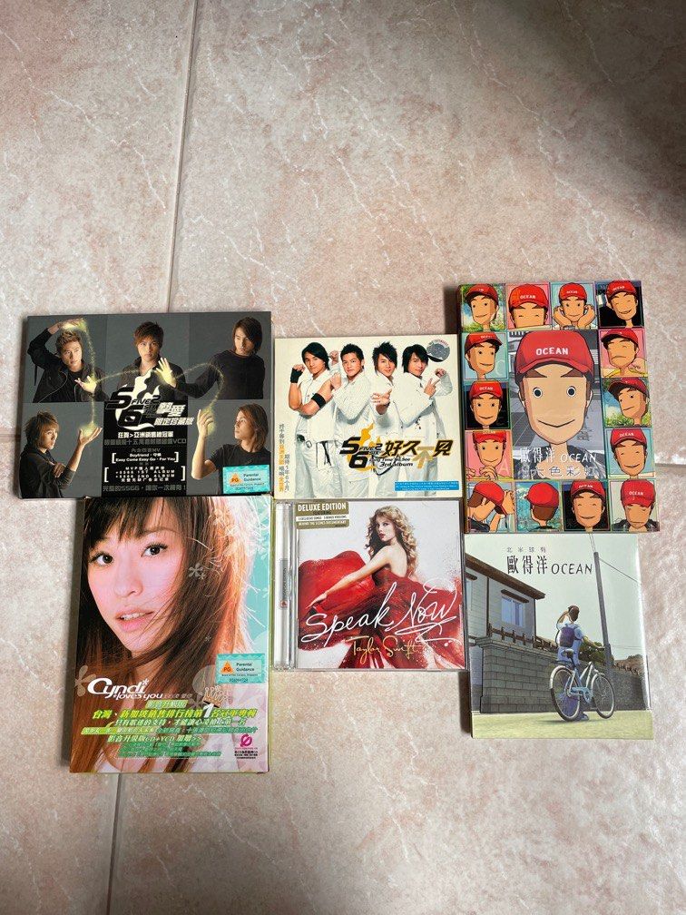 Taylor Swift, 5566, Cyndi, Ocean CD Album, Hobbies & Toys, Music & Media, CDs & DVDs on Carousell
