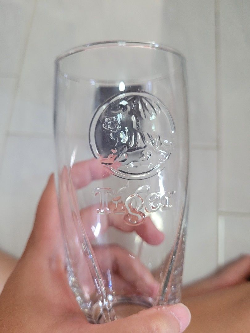 Tiger Signature Drinking Glass x 6, Furniture & Home Living ...