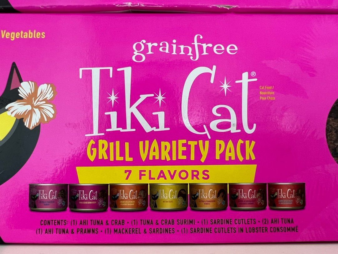 Tiki Cat Grill Grain-Free Grill Variety Pack, 6oz / 170g, 8 pack, Pet ...