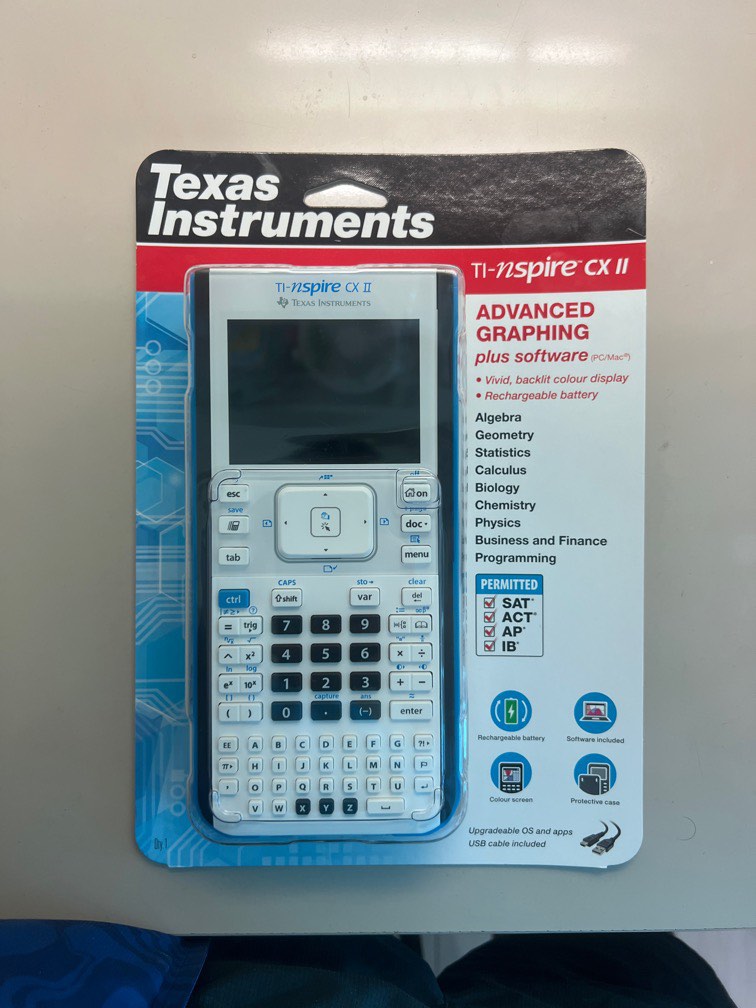 Graphing Calculator TI-nspire CX II, Hobbies & Toys, Stationery & Craft ...