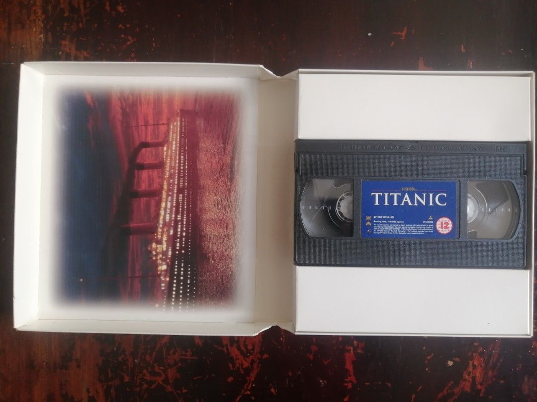 Titanic VHS Limited Edition Box Complete Set Exclusive, Hobbies & Toys ...