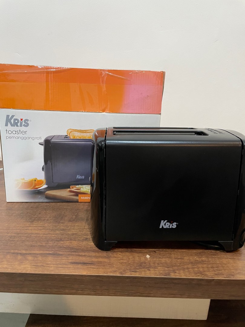 Toaster 2 Slice KRIS Hitam, Kitchen & Appliances di Carousell