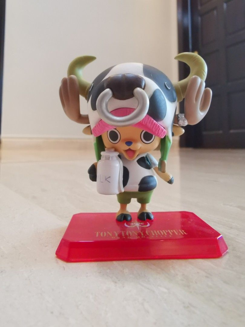 Tony Tony Chopper in cow suit drinking milk, Hobbies & Toys, Toys ...