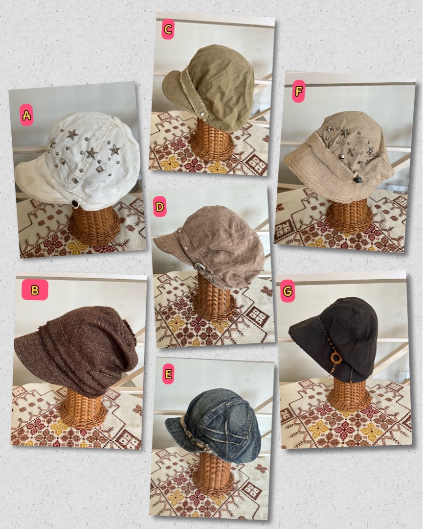 Topi wanita, Fesyen Wanita, Aksesoris di Carousell