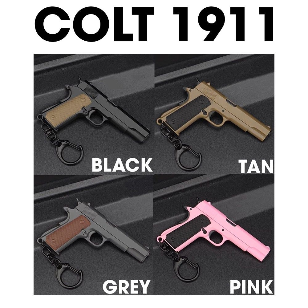 Toy Gun Keychain | Colt 1911 | 1:4 Scale, Hobbies & Toys, Memorabilia ...