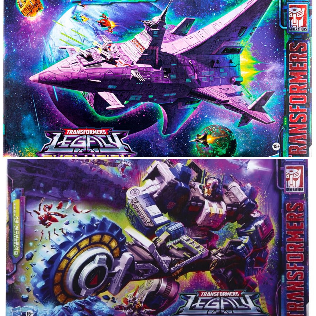 Transformers Legacy Evolution Titan Class: Nemesis & Metroplex, Hobbies ...