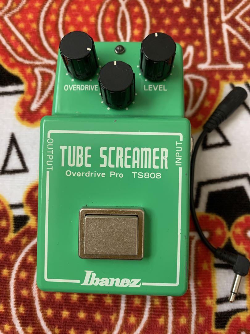 Ibanez TS808 TUBE SCREAMER Overdrive Pro pedal, 興趣及遊戲, 音樂、樂器 & 配件, 樂器 ...