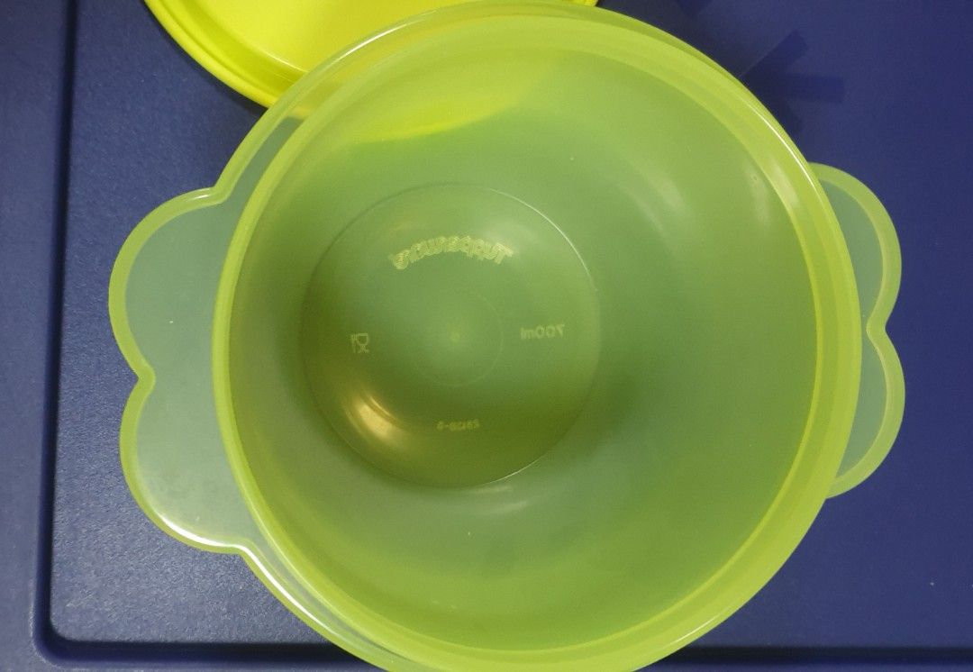 Tupperware lime green container, Furniture & Home Living, Kitchenware ...