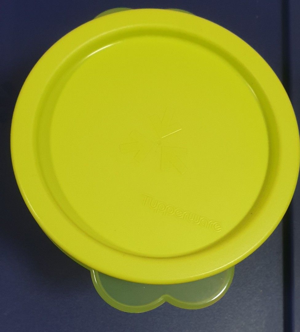Tupperware lime green container, Furniture & Home Living, Kitchenware ...