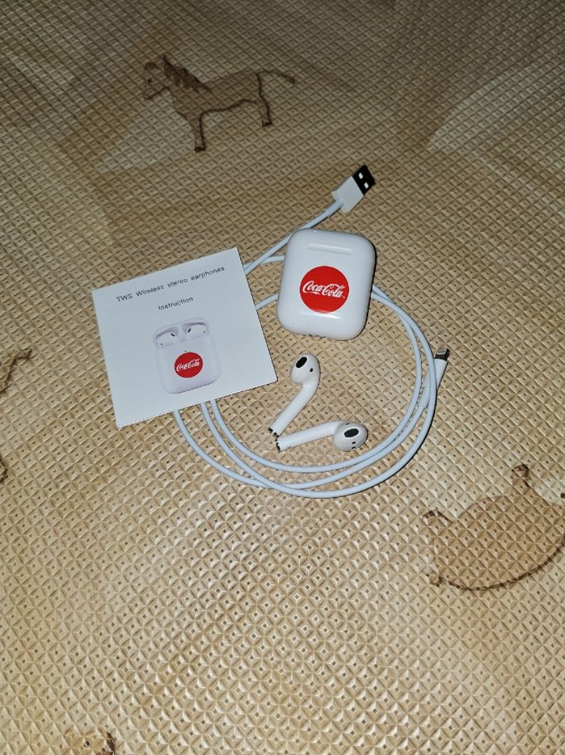 TWS 'Coke Cola' Wireless Earbuds, Audio, Earphones on Carousell