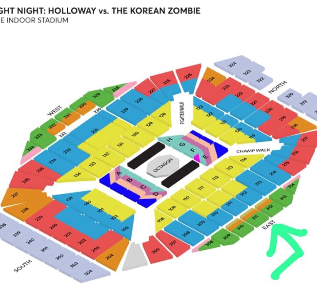 UFC fight night, Tickets & Vouchers, Event Tickets on Carousell