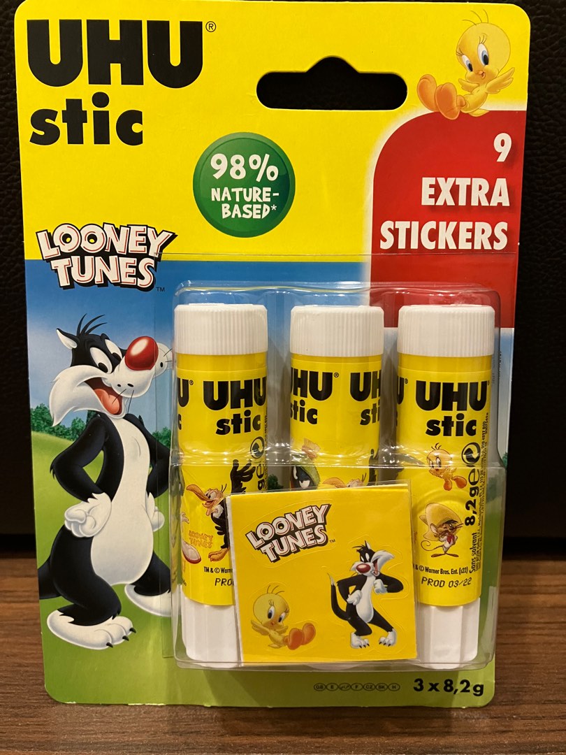 UHU glue stick (3 x 8.2g), Hobbies & Toys, Stationery & Craft, Handmade ...