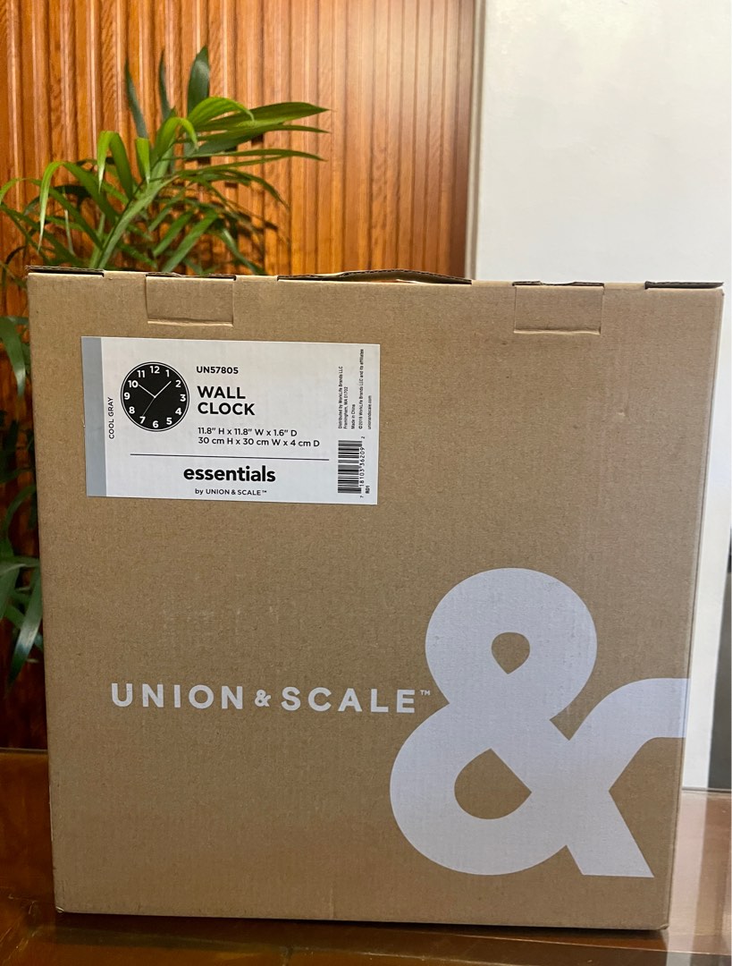 Union & Scale Wall Clock - 30cm *** battery included Php 500 on Carousell