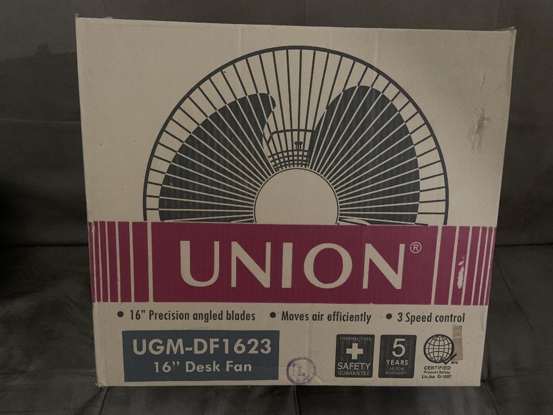 UNION DESK FAN BRAND NEW '16 on Carousell