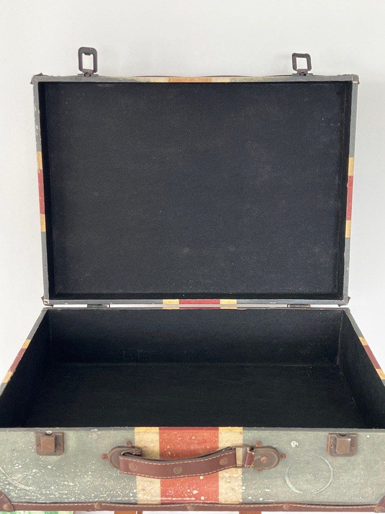 British Union Jack luggage wooden, Hobbies & Toys, Travel, Luggage on ...