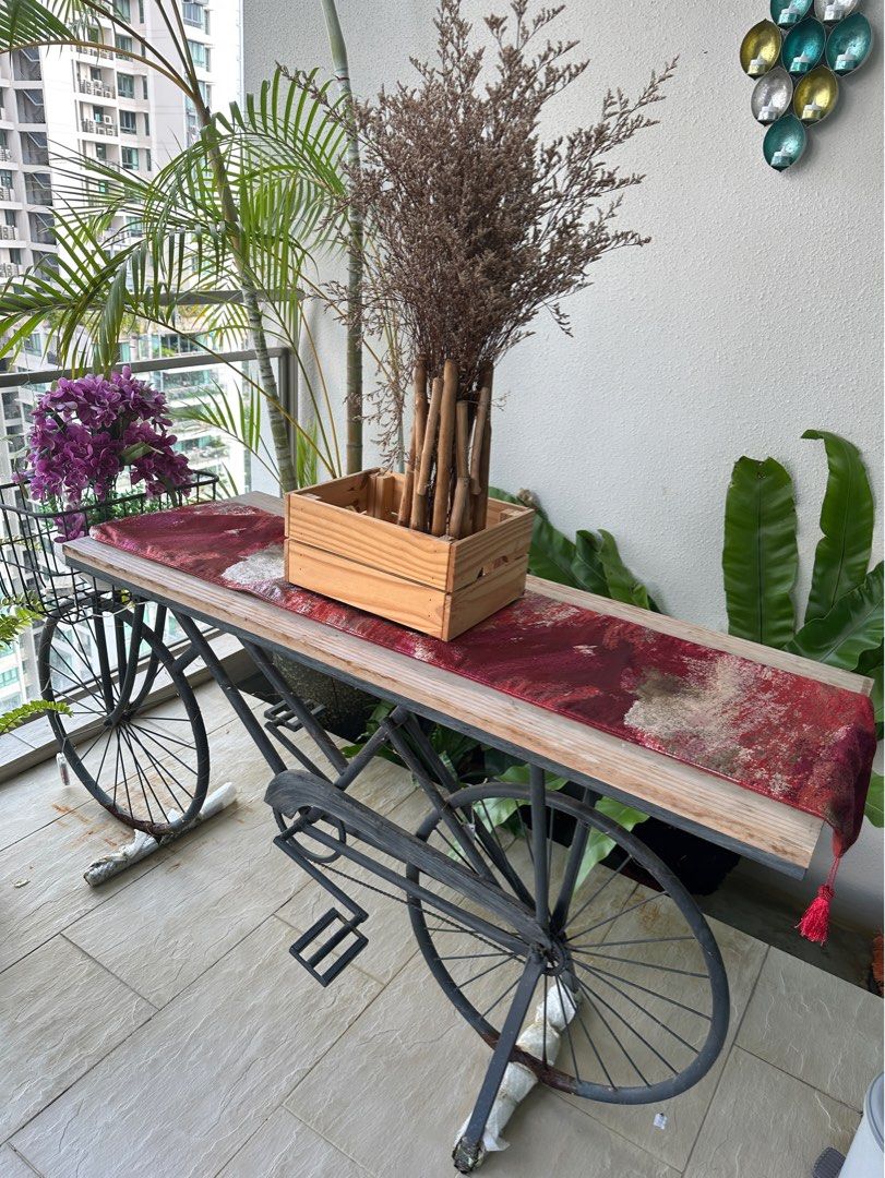 Unique cycle table (negotiable ), Furniture & Home Living, Furniture ...