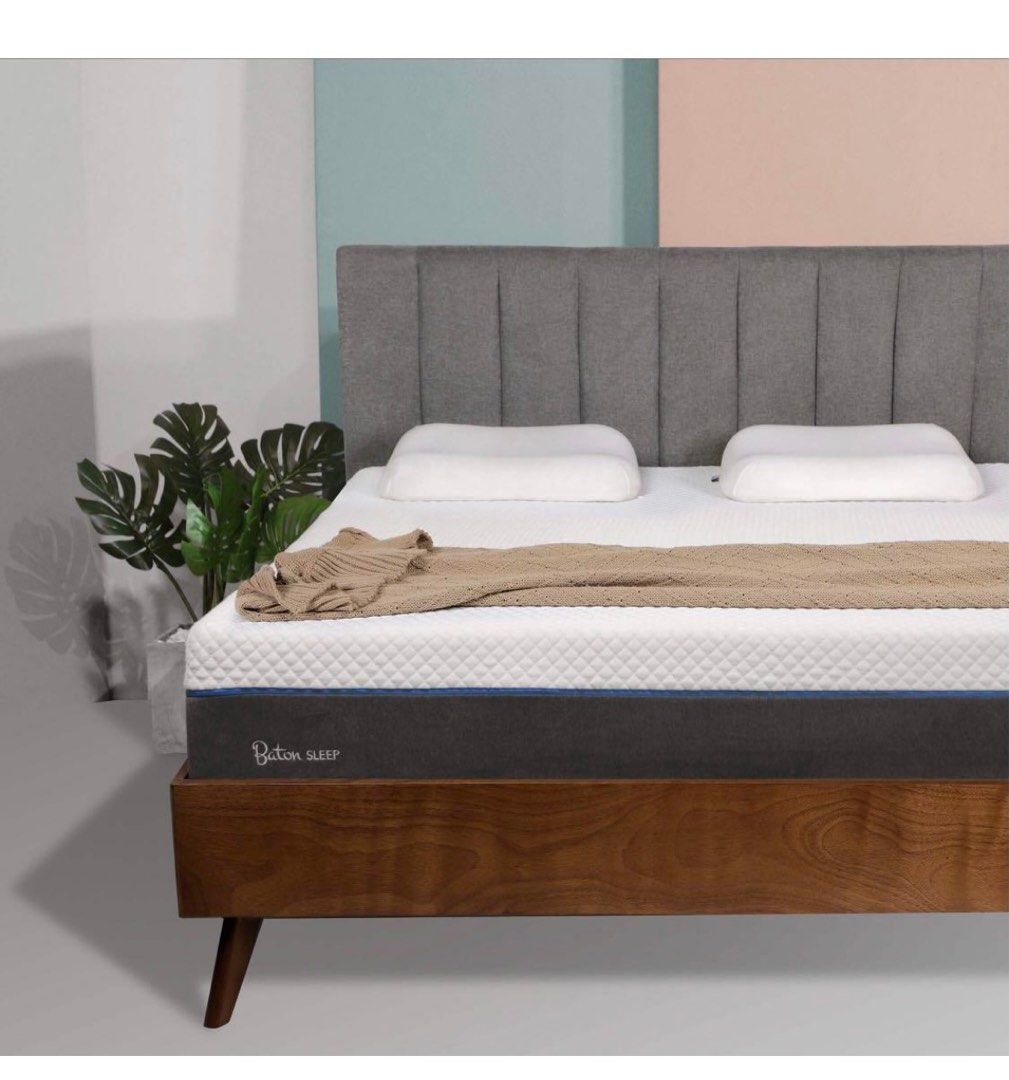Valentino Queen Bed Frame, Furniture & Home Living, Furniture, Bed Frames & Mattresses on Carousell