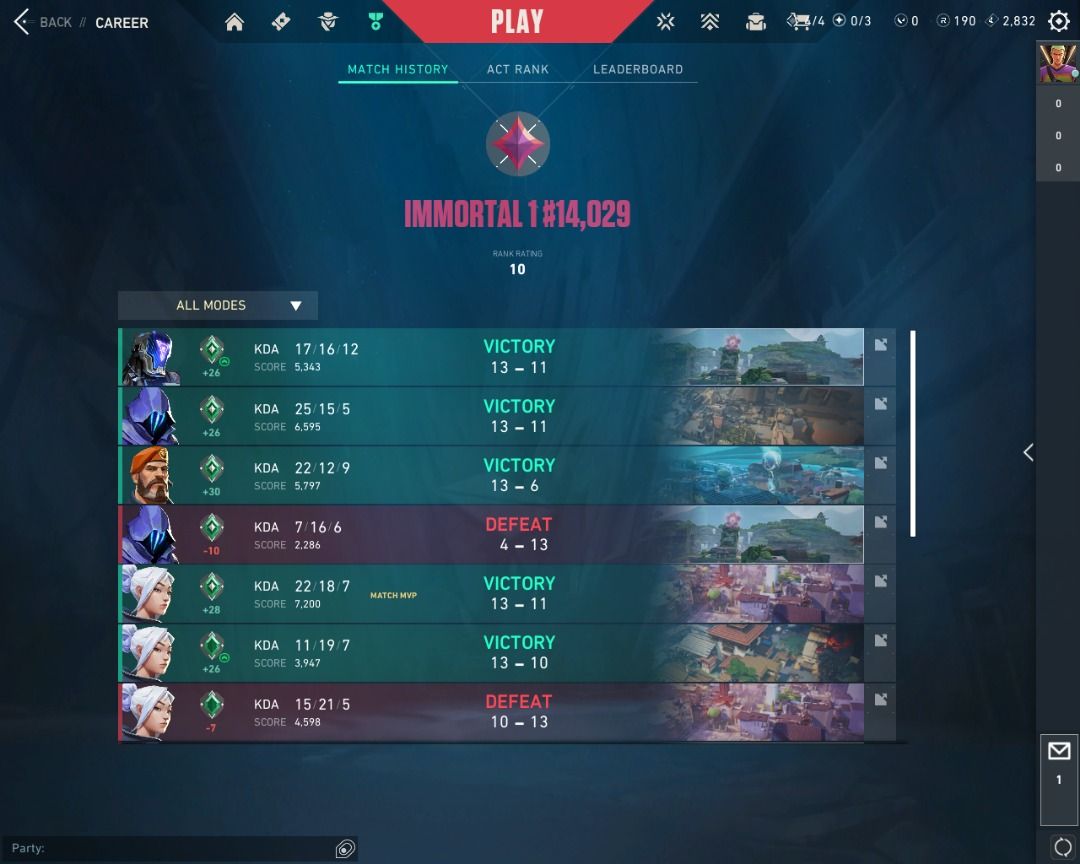 Valorant Immortal 1 Account, Video Gaming, Video Games, Others on Carousell