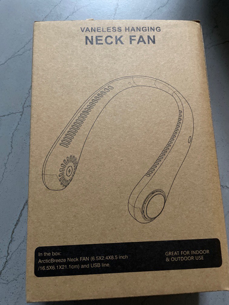 Vaneless hanging neck fan, Furniture & Home Living, Lighting & Fans ...