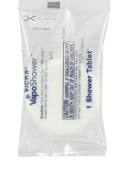 Vicks VapoShower Plus, Shower Bomb Tablets, Strong Soothing Non ...