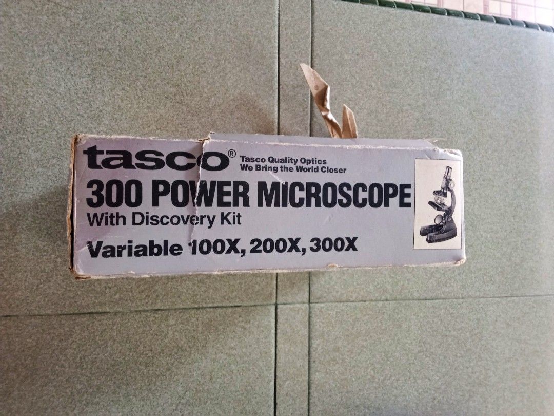 Vintage 1984 Tasco 300 Power Microscope., Hobbies & Toys, Toys & Games ...