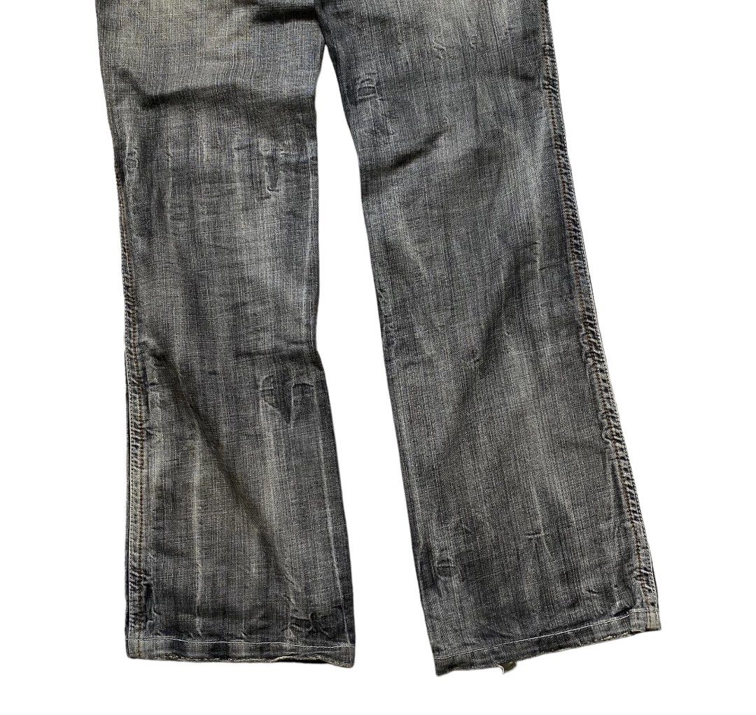 Vintage Buzz Spunky Bootcut Denim Washed Black Jeans Made In Korea ...