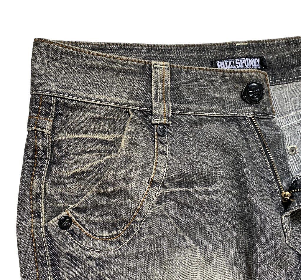 Vintage Buzz Spunky Bootcut Denim Washed Black Jeans Made In Korea ...