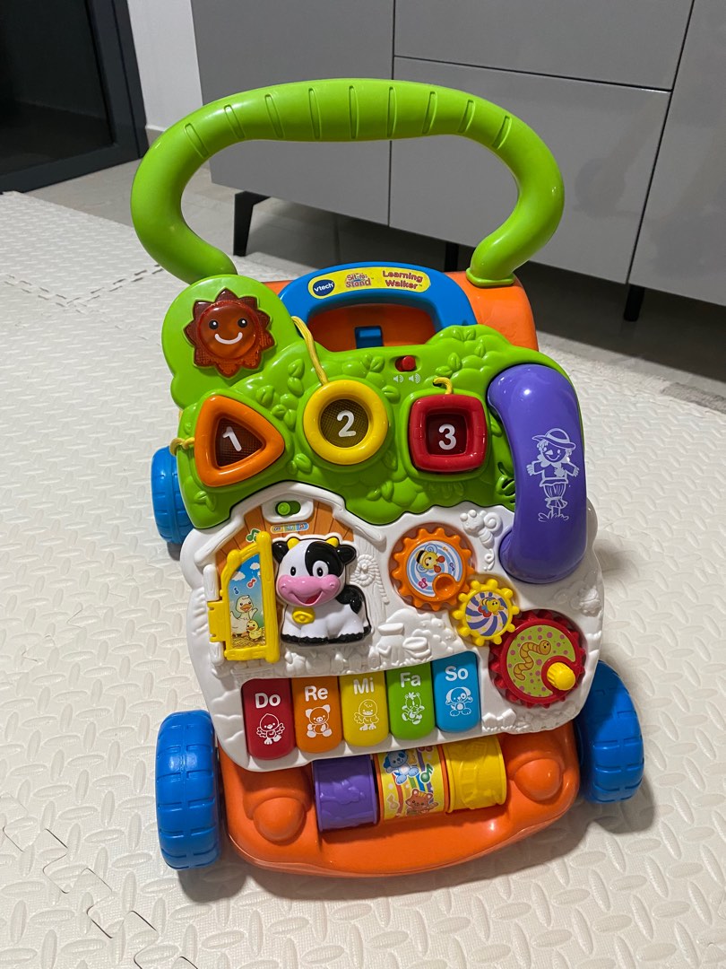 VTech Sit-to-Stand Learning Walker, Babies & Kids, Infant Playtime on ...