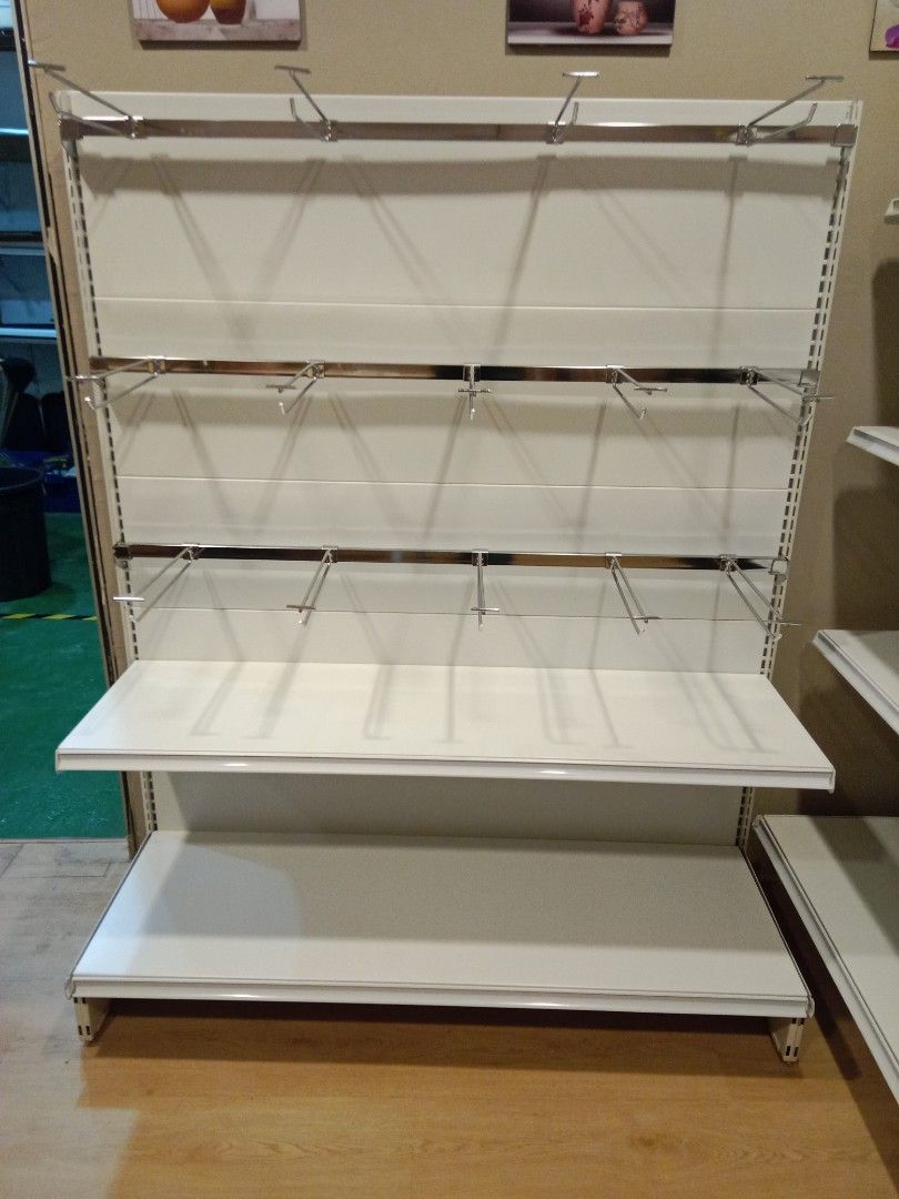 Wall gondola 5x4 (with bar hook), Furniture & Home Living, Furniture ...