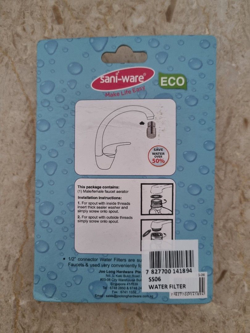 Water tap aerator - sani ware, Sports Equipment, Bicycles & Parts ...