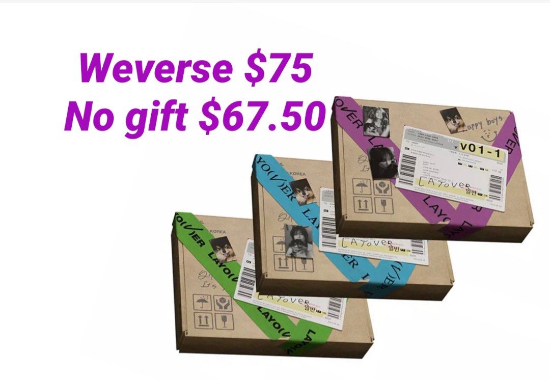 (Weverse) BTS V LAYOVER PHOTOBOOK SET / BTS V LAYOVER WEVERSE PHOTOBOOK SET / BTS V LAYOVER ...