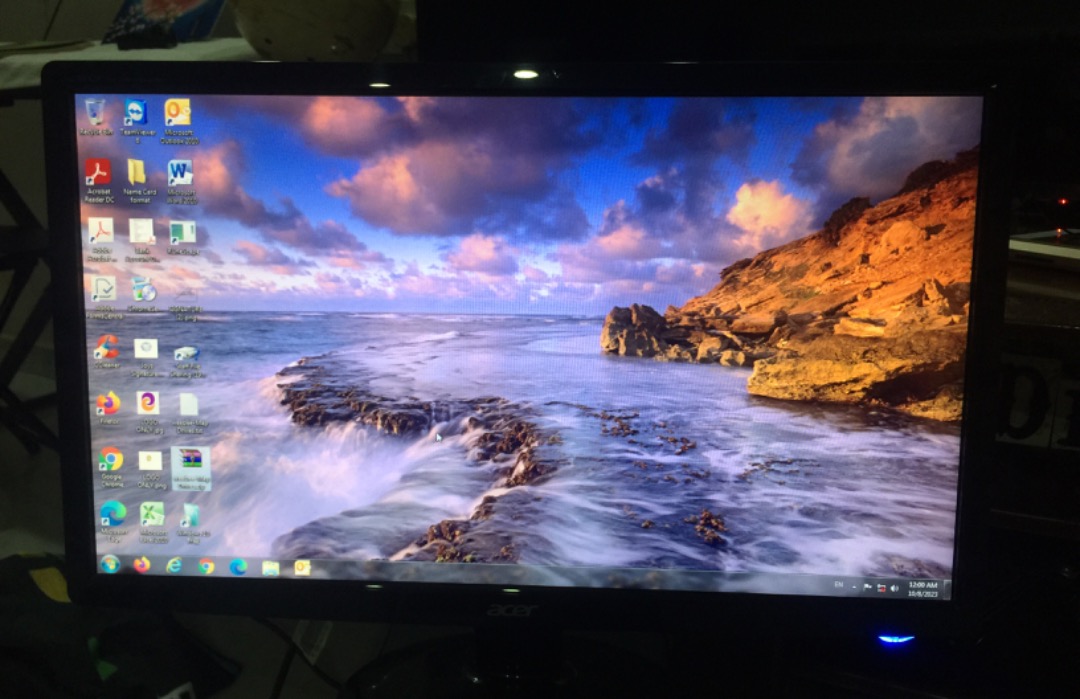 Windows Desktop cpu computer and Monitor set, Computers & Tech ...