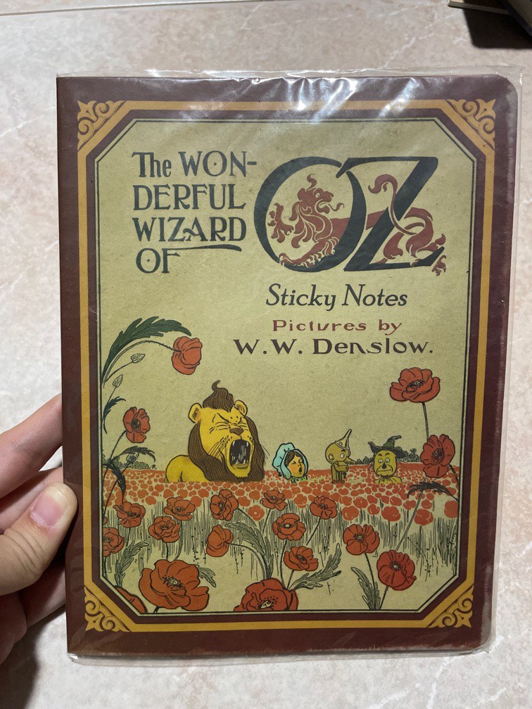 Wizard of Oz Sticky Note Post-It, Hobbies & Toys, Stationery & Craft ...