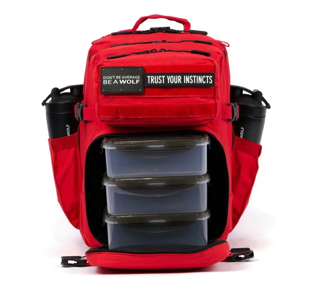 WOLFpak 25L Meal Prep Management Elite Red | Backpack | Bag, Men's ...
