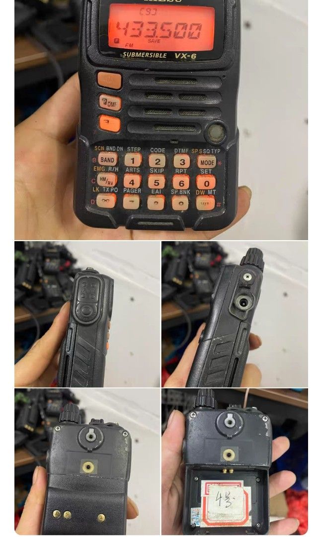 Yaesu VX-6R Dual Band Transceiver UHF VHF Radio IPX7 Mobile Walkie Talkie, Mobile Phones ...