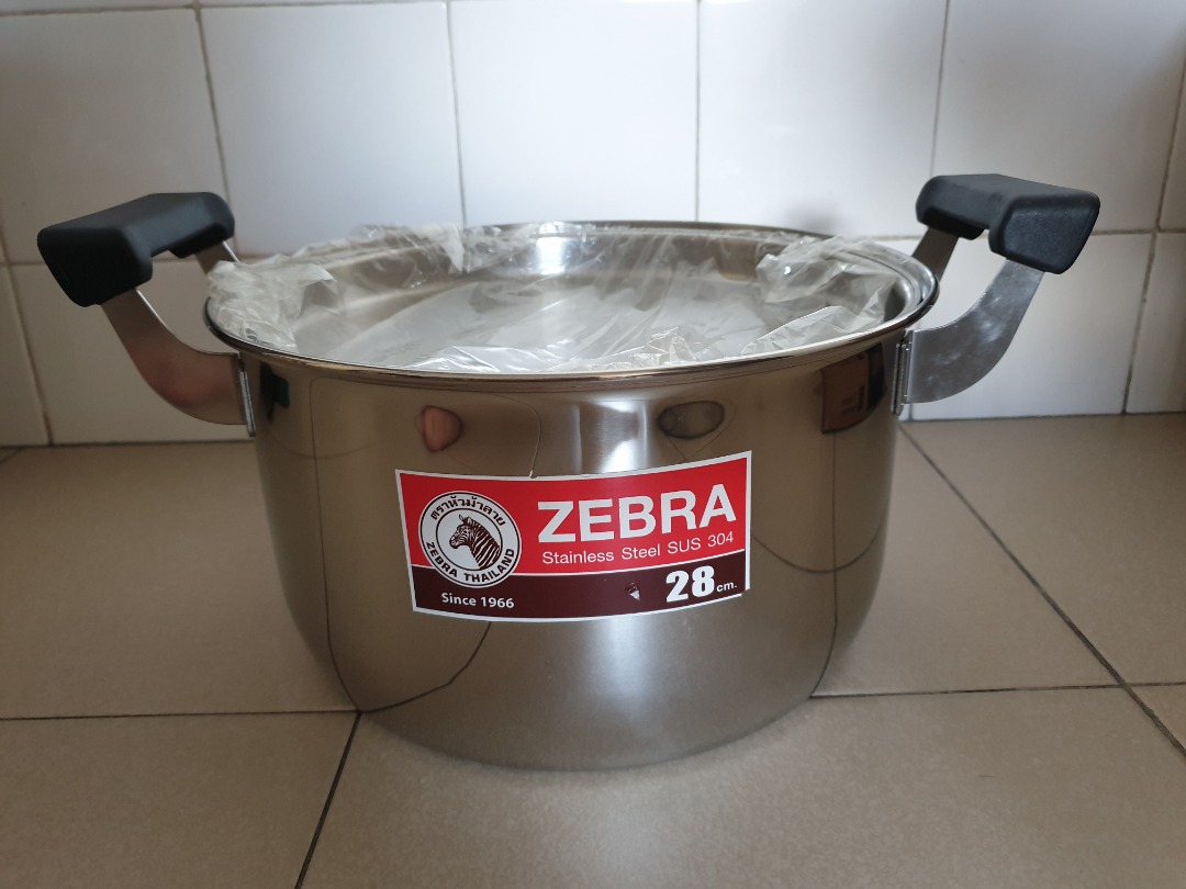 Zebra Stainless Steel SUS 304 28cm, TV & Home Appliances, Kitchen Appliances, Other Kitchen ...
