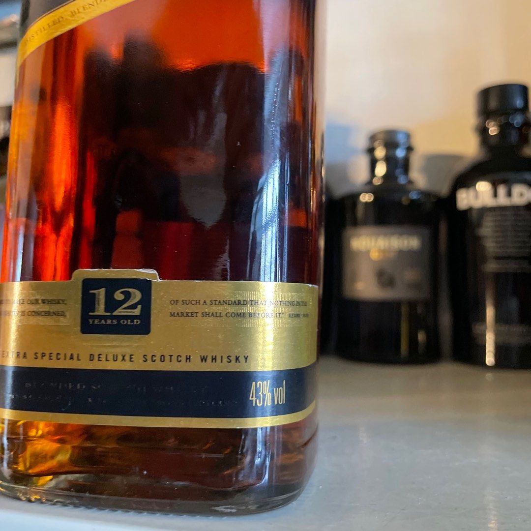 1.125L Black Lable Johnnie Walker rate whisky no box 1125ml, Food ...