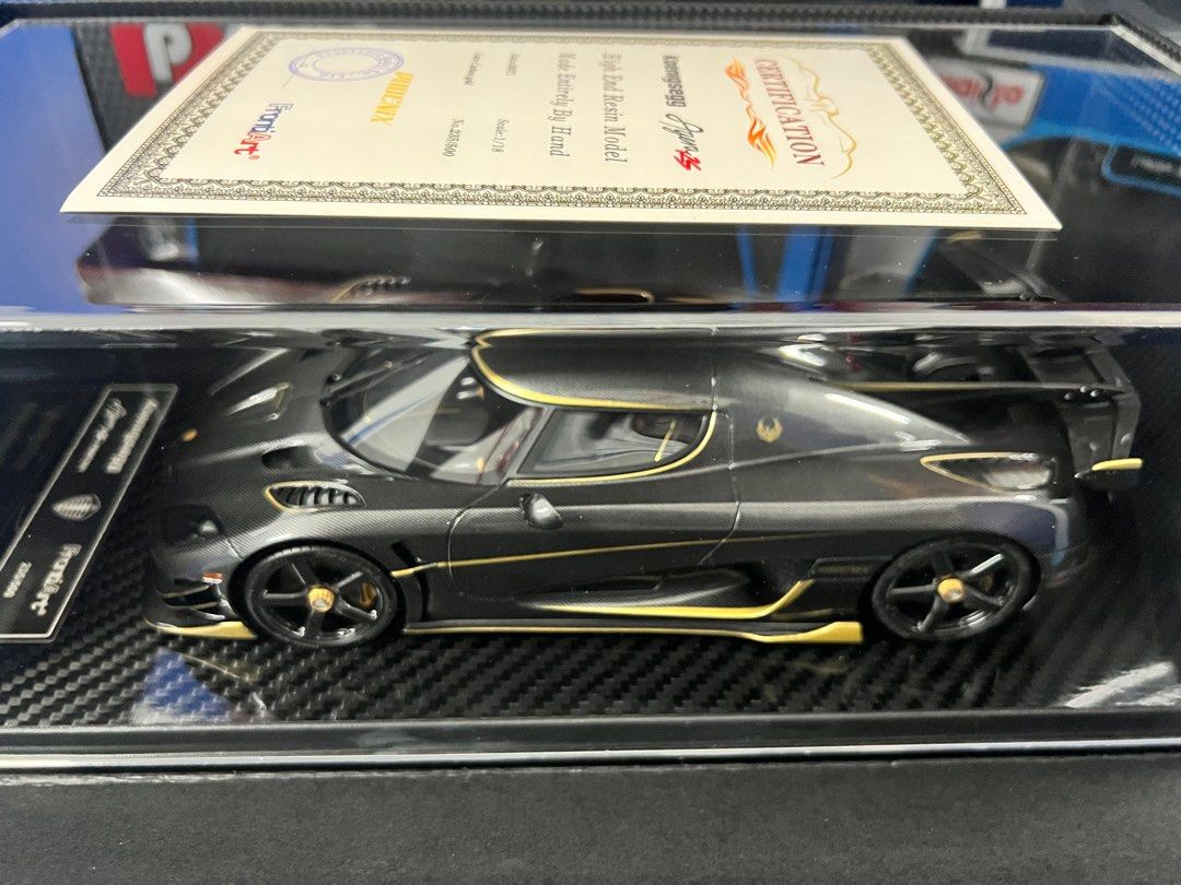 1/18 Frontiart Koenigsegg Agera R$ Phoenix Carbon/ Gold, Hobbies & Toys ...