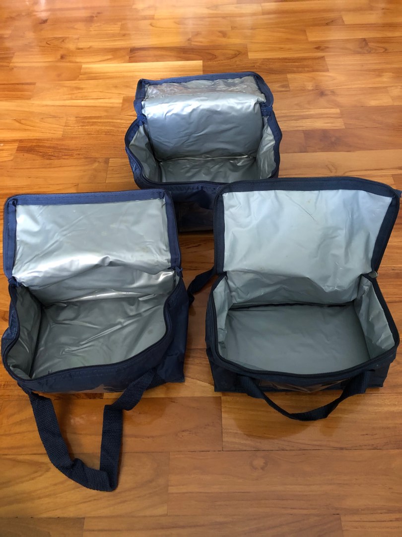 3 pcs Well Padded Cooler Bags, Furniture & Home Living, Kitchenware ...