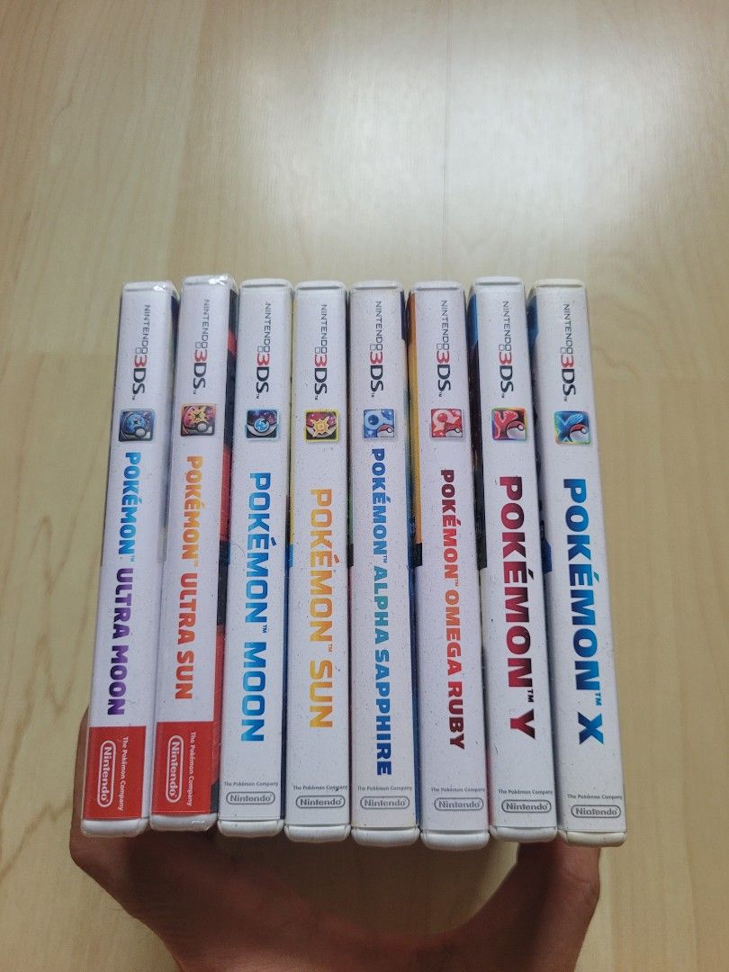 3ds Full collection of Pokemon Games, Video Gaming, Video Games ...