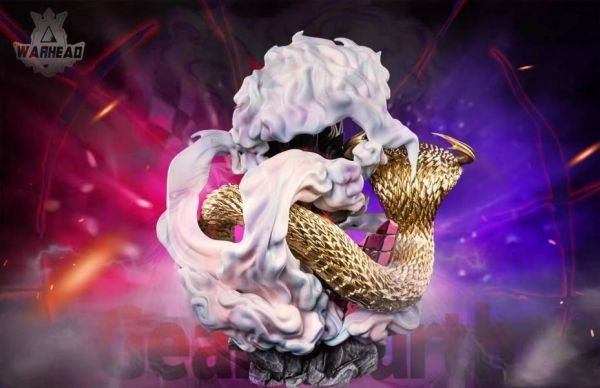 海賊王 WARHEAD 工作室 四檔 蛇人型態 路飛 4檔 蛇人煙霧 黄金大蛇 高配 WCF比例 GK雕像《週年第二彈》ONE PIECE WARHEAD STUDIO GARAGE KIT ...