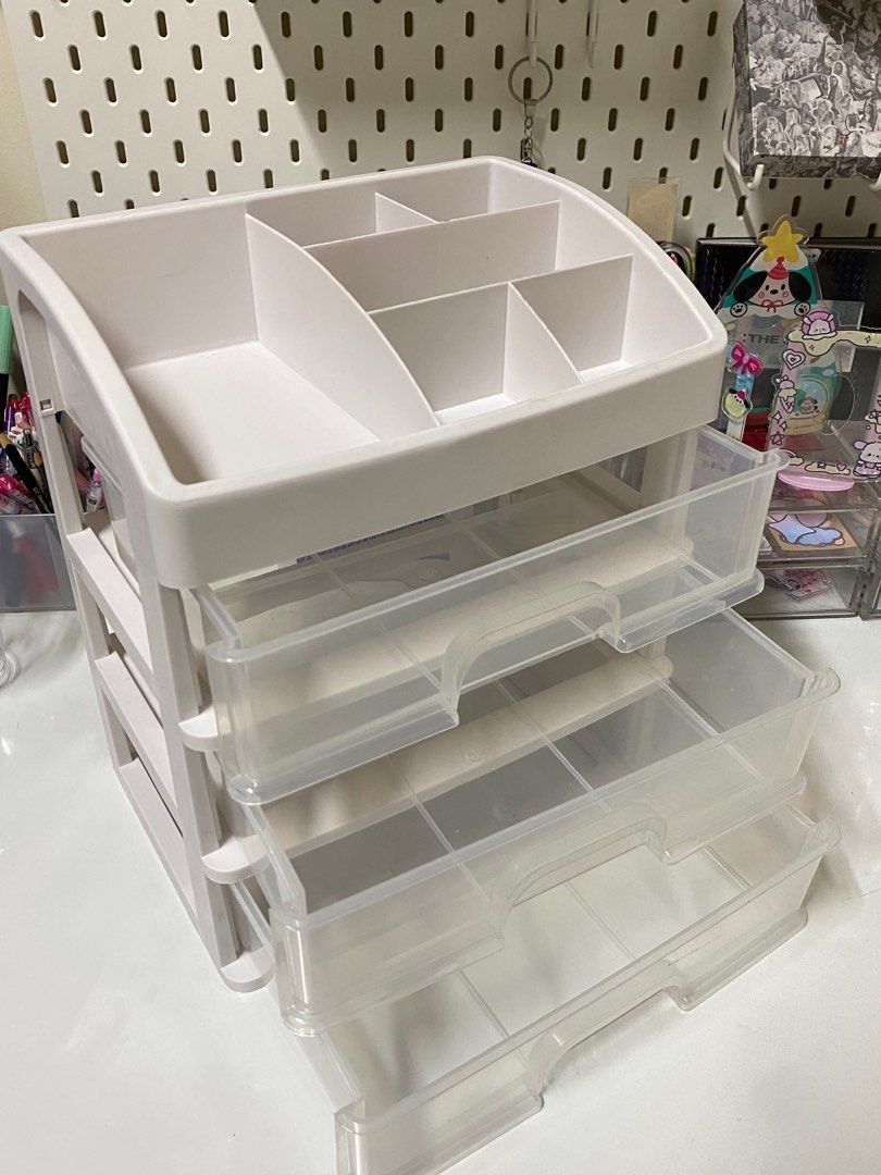 Acrylic layer storage box, Furniture & Home Living, Home Improvement ...