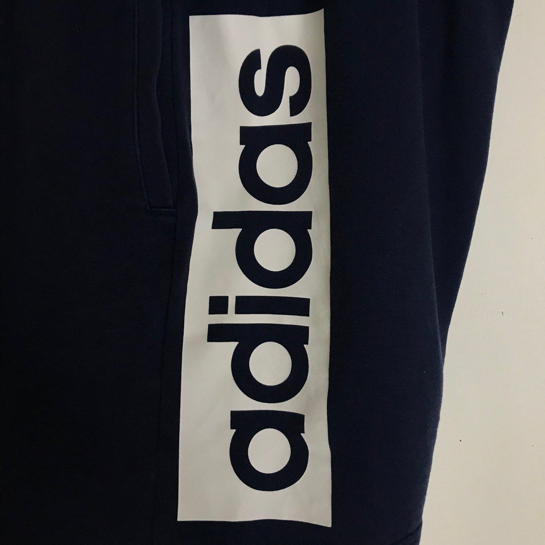 Adidas spell out short, Men's Fashion, Bottoms, Shorts on Carousell