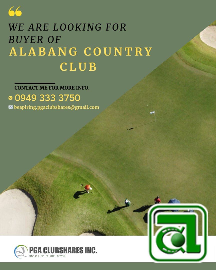 Alabang country club on Carousell